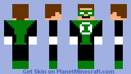 Green Lantern Minecraft Skin