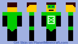 green lantern Minecraft Skin