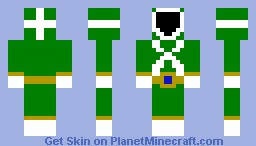 Green Lightspeed Ranger Minecraft Skin