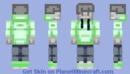 Green Lucent Minecraft Skin