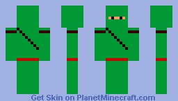 Green Ninja Minecraft Skin