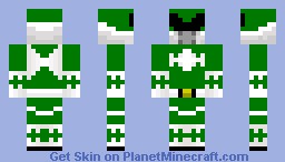 Green Power Ranger Minecraft Skin