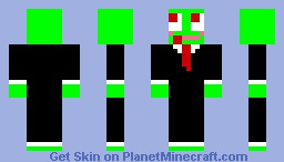 Green Smiley Minecraft Skin