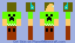 green boy Minecraft Skin