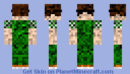 green boy Minecraft Skin