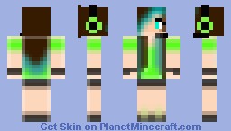 green gamer Minecraft Skin