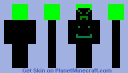 Green ghast and ghost head Minecraft Skin