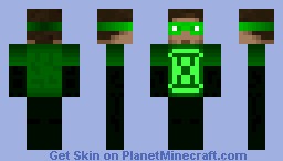 Green lantern Minecraft Skin