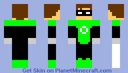 green lantern Minecraft Skin