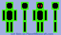 green lines Minecraft Skin