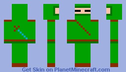 green ninja Minecraft Skin