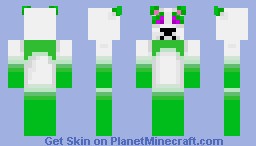 Green Panda Minecraft Skin