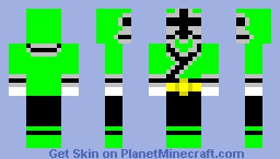 Green ranger Minecraft Skin