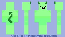 Green Simple Demon Minecraft Skin