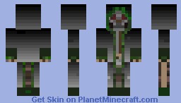 green skeleton [dark] Minecraft Skin