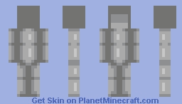 Grey Skin Base Minecraft Skin