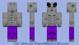 grey Alien Minecraft Skin