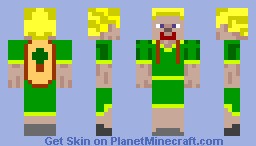 Green Forest Elf Minecraft Skin