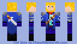 Grown Isaac (Golden Sun) Minecraft Skin