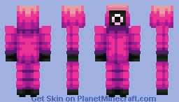 Squid Game Guard Minecraft Skin