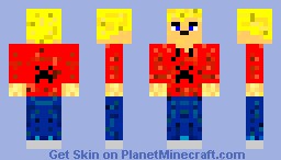 Dude with Creeper Hoodie(Red) Minecraft Skin