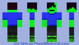 Emo Creeper Minecraft Skin