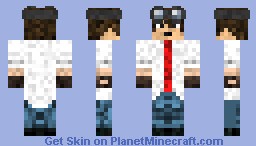 guy in a lab coat Minecraft Skin