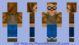 Nerd guy with glasses. Minecraft Skin
