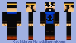 Captain Haddock w/ Hat Minecraft Skin