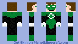 Green lantern Minecraft Skin