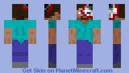 Half-Human Minecraft Skin