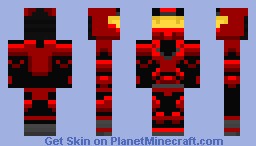 Halo red spartan Minecraft Skin