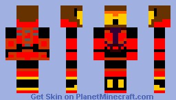 Halo spartan red Minecraft Skin