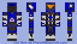 Halo Reach Recon Armor (Blue) Minecraft Skin