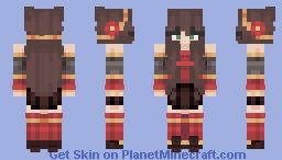 Hannahxxrose mcc 27 red rabbits Minecraft Skin