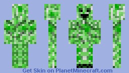 happy creeper :) Minecraft Skin