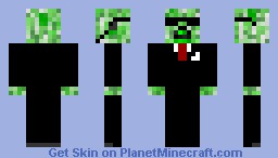 Happy Agent creeper Minecraft Skin