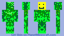 happy creeper Minecraft Skin