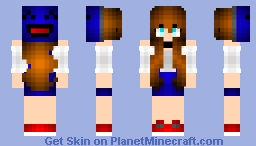 Happy Face Girl Minecraft Skin