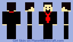 happy waiter Minecraft Skin
