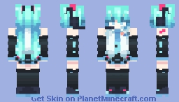 Hatsune Miku Minecraft Skin