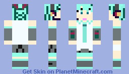 Hatsune Miku Minecraft Skin