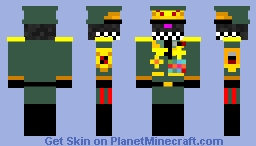 Army General of Alien Empire Wither Storm Minecraft Skin