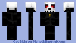 Dark Skull Dude Minecraft Skin