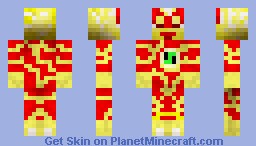 heat blast from ben 10 Minecraft Skin