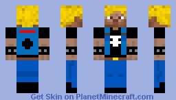 heavy metal dude v2 Minecraft Skin