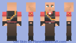 RED Heavy Minecraft Skin