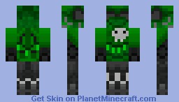 A green monster Minecraft Skin