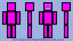 pink wool man Minecraft Skin