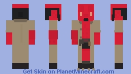 Hellboy Minecraft Skin